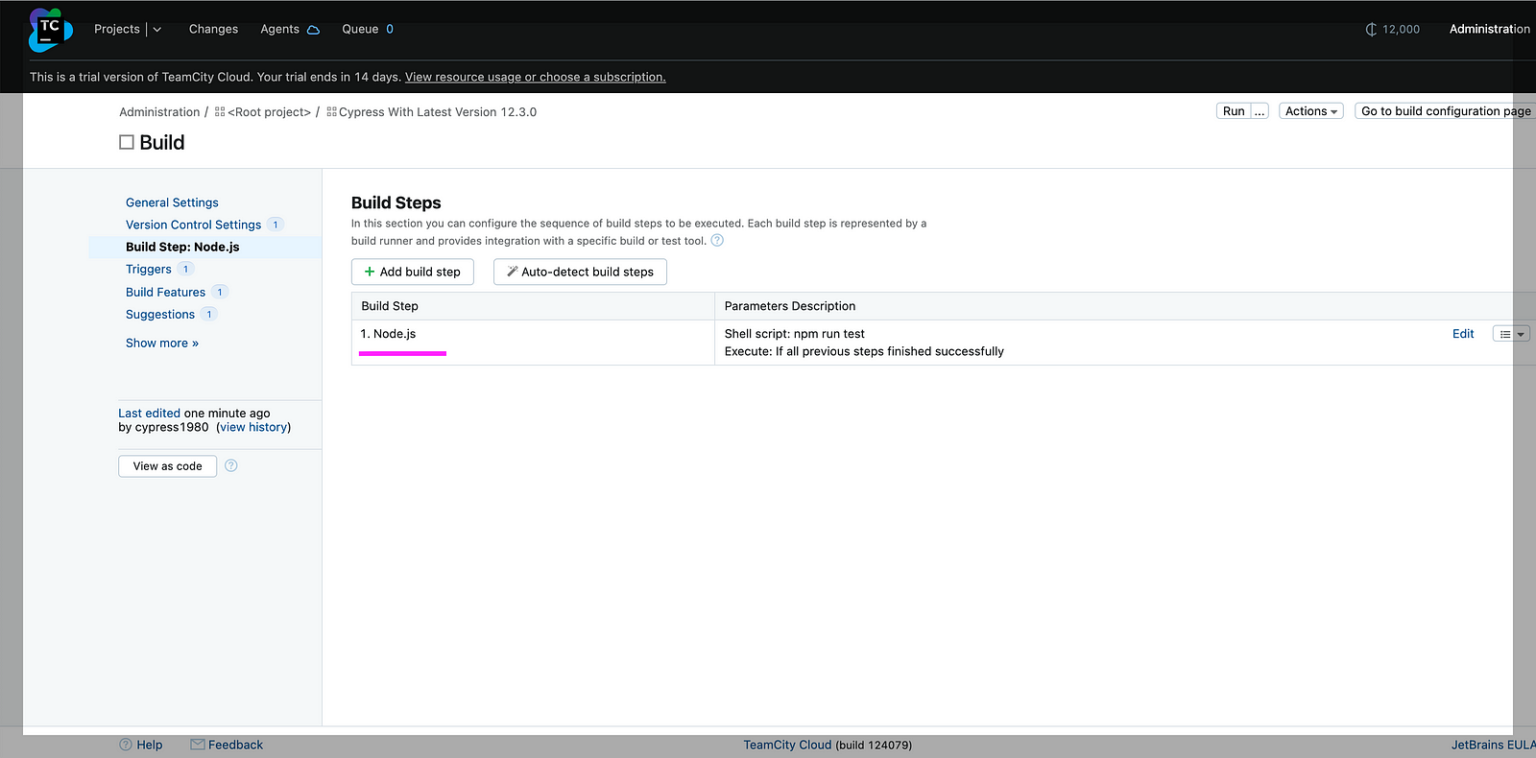 How to Run Cypress Test Cases in CI/CD TeamCity? - QA Automation Labs