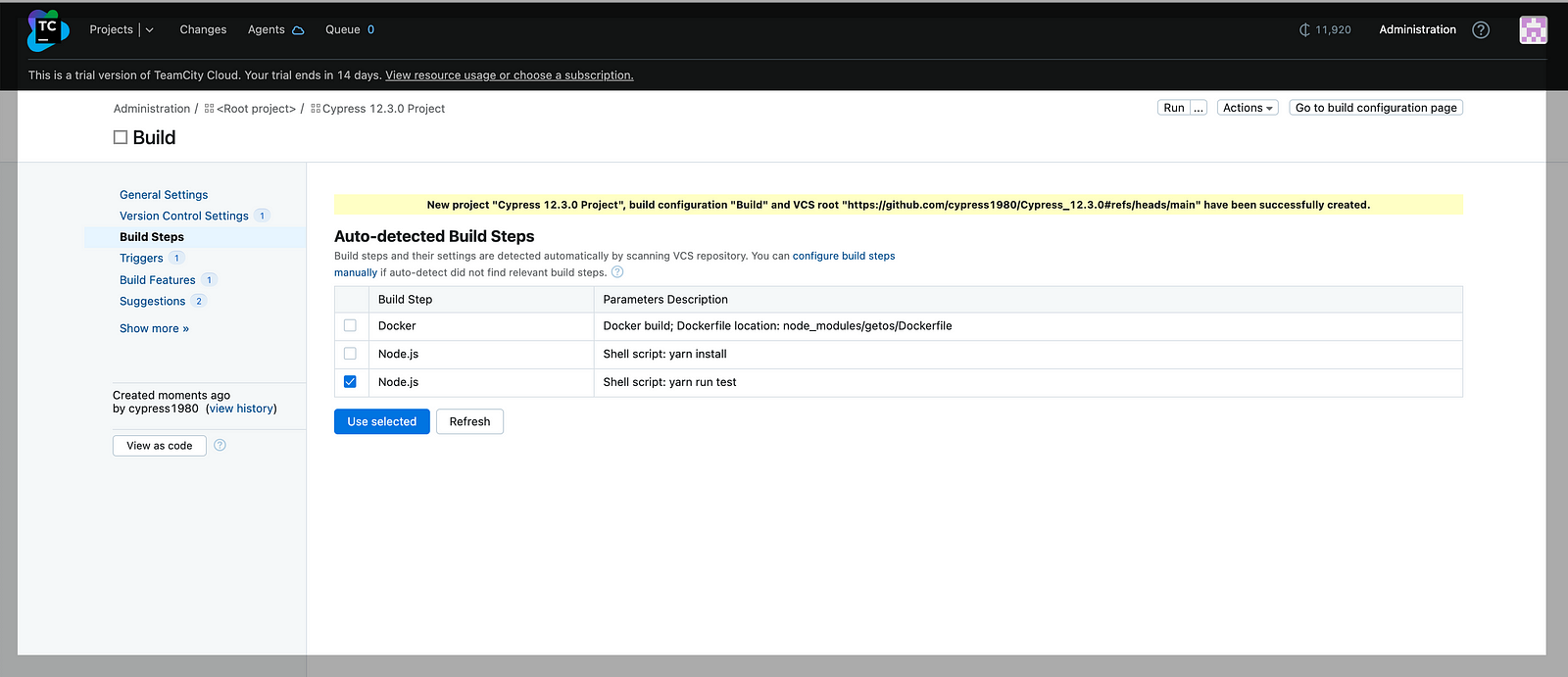 How To Run Cypress Test Cases In Cicd Teamcity Qa Automation Labs 9053