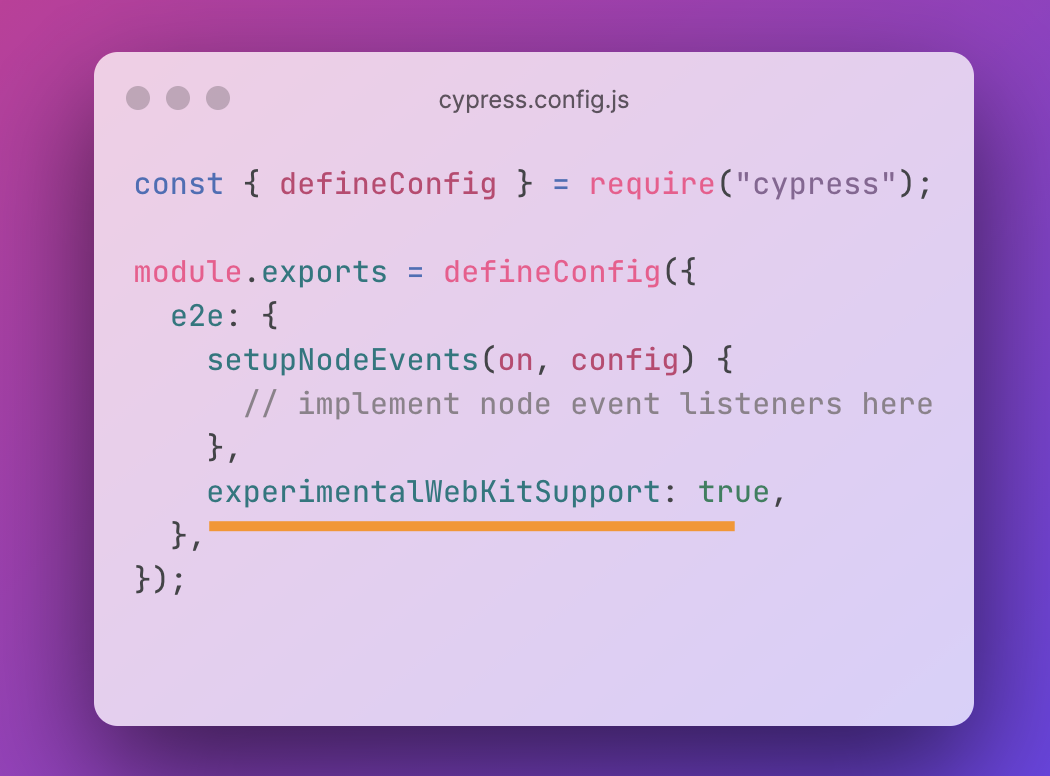 Execute Cypress Test Cases In Webkitsafari Qa Automation Labs 0700