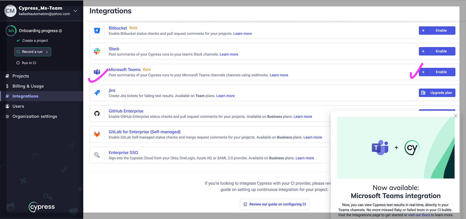 Cypress And Microsoft Teams Integration Qa Automation Labs 3113