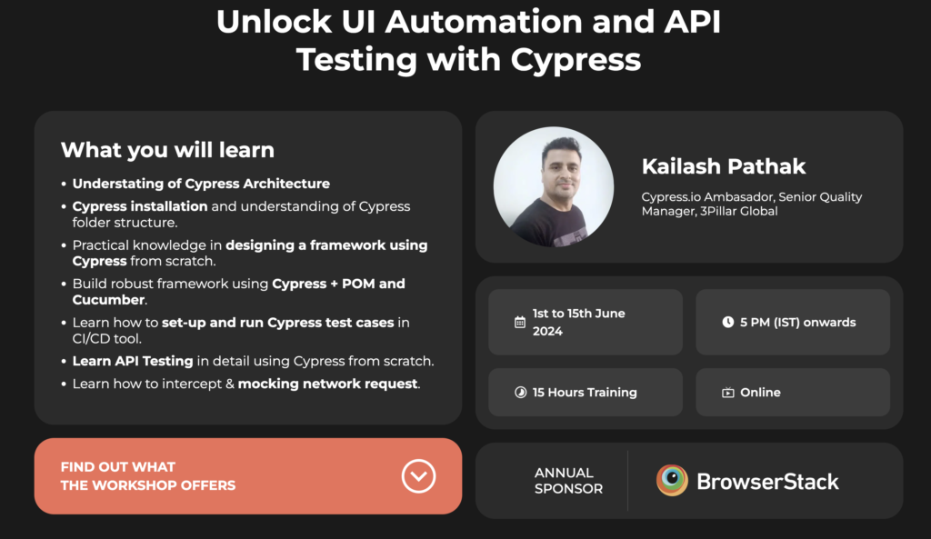 Cypress Workshop - QA Automation Labs